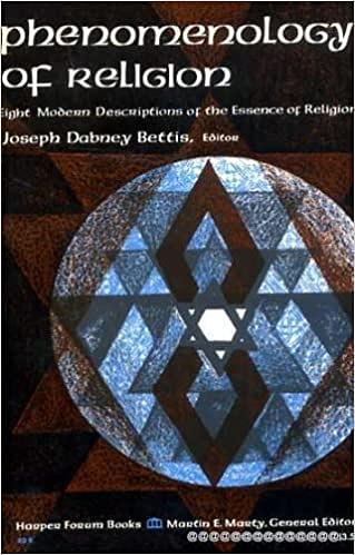Phenomenology of Religion: Eight Modern Descriptions of the Essence of ...