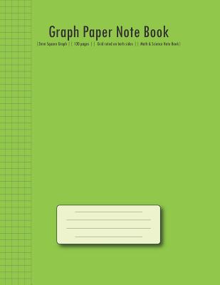 Graph Paper Note Book: 3mm Square Graph (Green Cover) 130 Pages Grid ...