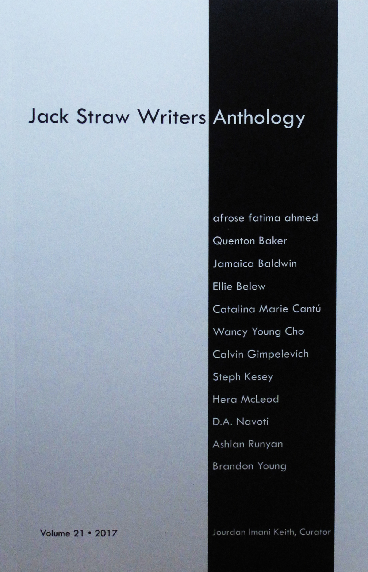 Jack Straw Writers Anthology Vol. 21 by Calvin Gimpelevich, Steph Kesey, Hera McLeod, Ellie ...