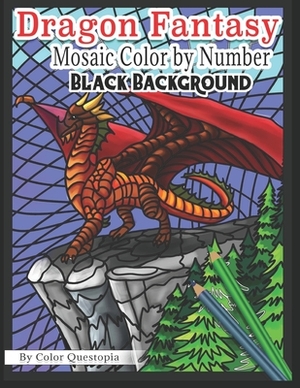 Browse Editions for Dragon Fantasy Mosaic Color By Number - Black ...