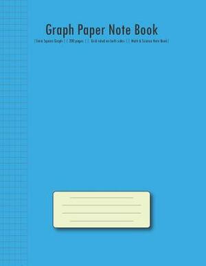 Graph Paper Note Book: 5mm Square Graph (Blue Cover) 200 Pages Grid ...