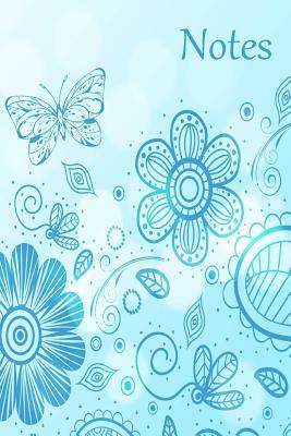 Browse Editions for Notes: Blue Swirls, Flowers and Butterflies 6x9 100 ...
