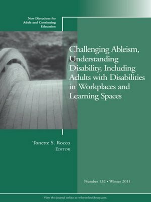 Challenging Ableism, Understanding Disability, Including Adults with ...