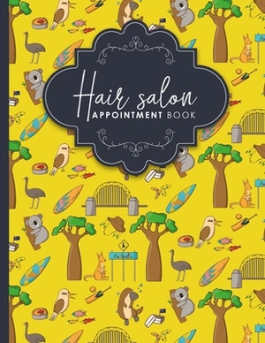 Hair Salon Appointment Book: 4 Columns Appointment Log, Appointment ...